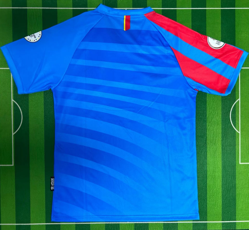 2024/25 Congo DR Home Blue Fans Soccer Jersey 民主刚果