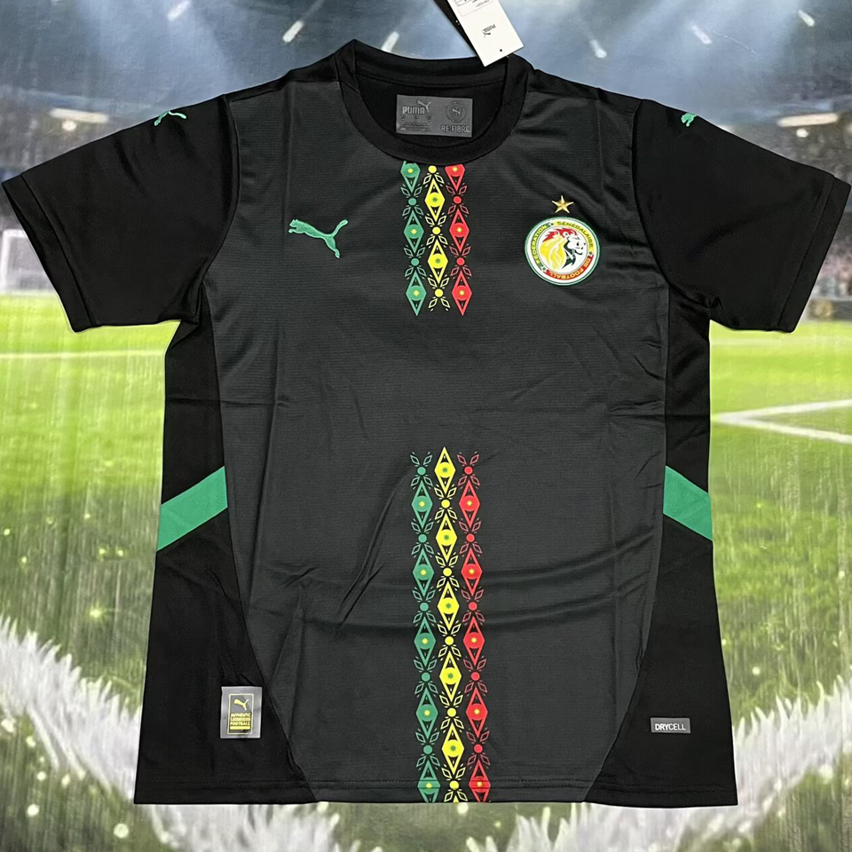 2025 Senegal Black Fans Soccer Jersey