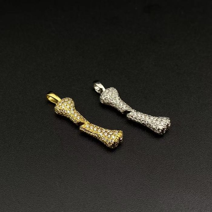 US$ 14.70 - Diamond bone pendant - www.survivalworld-direct.com