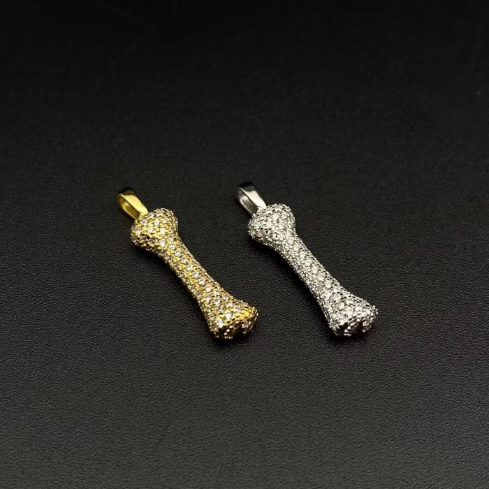 US$ 14.70 - Diamond bone pendant - www.survivalworld-direct.com