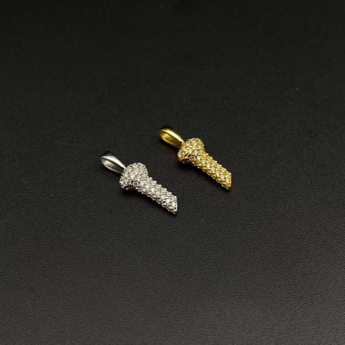 US$ 14.70 - Diamond bone pendant - www.survivalworld-direct.com